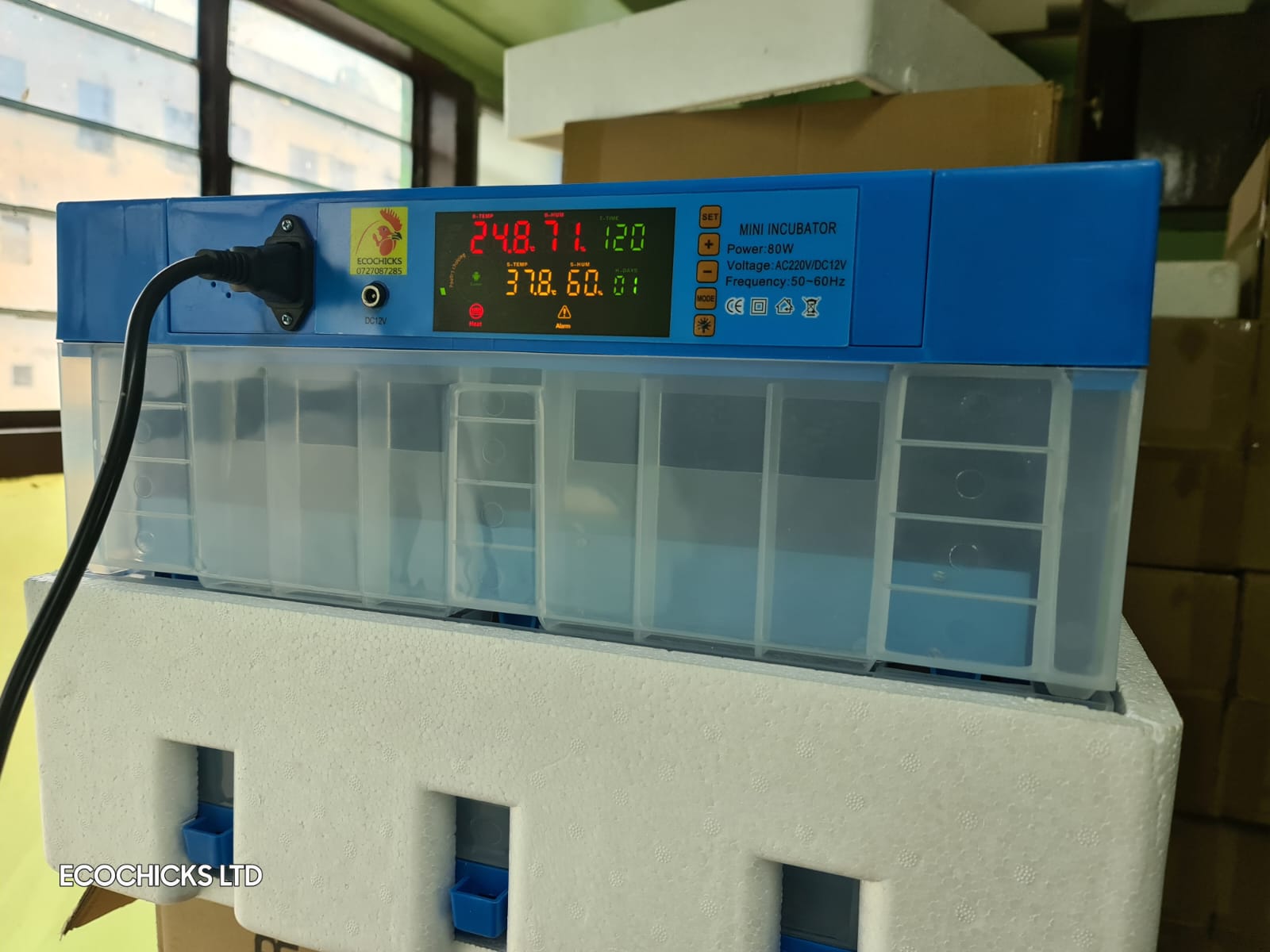 128 Eggs Fully Automatic Incubators Intelligent Poultry Hatching ...